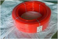 China Orange smooth PU Polyurethane Round Belt / 10mm power transmission belts for sale