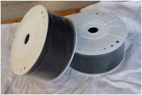 China Black Anti - Static Polyurethane Round Belt For Conveyor Belting for sale