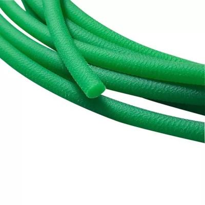China 85A 100m Polyurethane Round Belt Cord Reinforced 2mm-20mm Diameter for sale