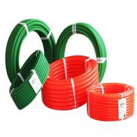 China PU Polyurethane Round Belt Good Resistance Green 300m/Roll for sale