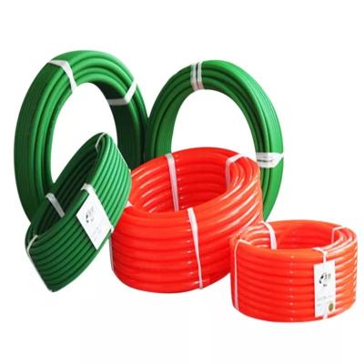 China PU Polyurethane Round Belt Good Resistance Green 300m/Roll for sale
