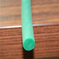 China Polyurethane Round Belt 2mm-20mm Orange Green for Fitness Hauling Conveyor for sale