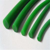 China Polyurethane Round Belt 2mm-20mm Orange Green for Fitness Hauling Conveyor for sale