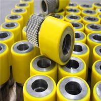 China Custom Metal Core Polyurethane Wheels 35-98A Hardness with 45-104KN/M Tear Strength for Industrial Applications for sale