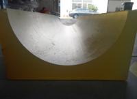 China Industrial PU Polyurethane Parts Elastic Abrasion Resistant 35-98A Shore Hardness for sale
