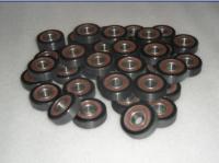 China Industrial Bisque PU Polyurethane Wheels Coating Aging Resistant With Iron Core for sale