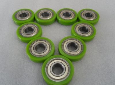 China Erosion resistant Polyurethane Wheels Industrial Bisque PU Coating With Iron Core for sale