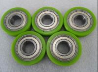 China Erosion resistant Polyurethane Wheels Industrial Bisque PU Coating With Iron Core for sale