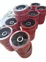 China Industrial Custom Made Polyurethane Wheels Dia 100mm-1000mm Plate Mounting Type for sale