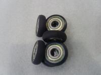 China Iron Core Coating PU Polyurethane Wheels Aging Resistant With Industrial Bisque for sale