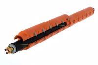 China Red Polyurethane Subsea Cable Protection Tube 1.0-2.0m Length with 50+ Year Durability for Marine Applications for sale