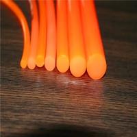 China 90A Hardness PU Round Belt Smooth Surface Polyurethane Round Belting 2mm to 30mm for sale