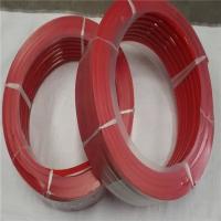 China Red PU Pentagonal Belt Acid Alkali Resistant Tear Resistant Heat Resistant Polyurethane V Belt B-17 C-22 Type for sale