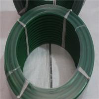 China Dark Green Rough Polyurethane Round Belt 2mm to 30mm for Textile Machinery for sale