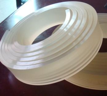 China Solvent Resistant Screen Printing Squeegee PU Polyester Flat Belt 7x50mm 70 Shore A for sale