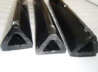 China Industrial Polyurethane Tubing 4-12mm OD Injection Molding PU Black Triangle Pipe 30kg/cm² Burst Pressure for sale