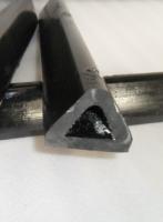 China Industrial Polyurethane Tubing 4-12mm OD Injection Molding PU Black Triangle Pipe 30kg/cm² Burst Pressure for sale