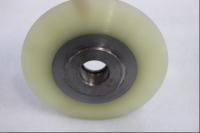 China Single Polyurethane Wheels Abrasion Resistant PU Rollers Wheelsnon-woven Flap Brush for sale