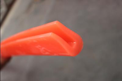China Red Anti-abrasion Extruded Polyurethane U Profile Conveyor Belt 20mm 13mm for Printing Lines for sale
