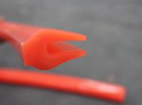 China High Elasticity Extruded Polyurethane With U Profile Conveyor Belt For Textile Industry for sale