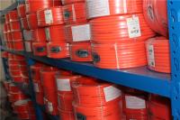 China Green Polyurethane Round Belt 7mm-20mm Diameter 85A Hardness for Industrial Conveying for sale
