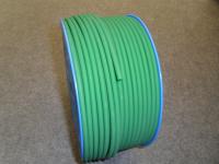 China Green PU Polyurethane Round Belt anti static with 3mm - 8mm Textile for sale