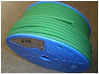 China Polyurethane Round Belt 2mm to 20mm High Tensile Tear Strength Industrial PU Belt for sale