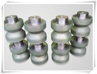 China Any Size Any Color Oil Resistant Aging Resistant   Polyurethane Wheels Coating with Iron Core for sale
