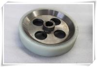 China Bisque Polyurethane Wheels Coating with Iron Core Oil Resistant 35-98A Hardness for sale