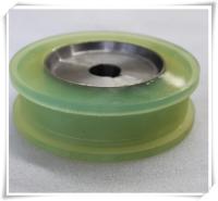 China Bisque Polyurethane Wheels Coating with Iron Core Oil Resistant 35-98A Hardness for sale