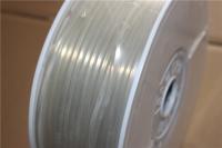 China White Tear-Resistant Polyurethane PU Round Belt 2-20mm Diameter with Rough Surface for Transmission for sale