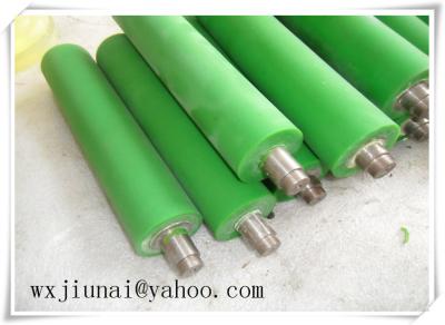 China Environmental Polyurethane Coating Rollers 35-98A Hardness for Coal Mining with 45-60KN/M Tear Strength for sale