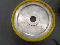China Oil Resistant Polyurethane Parts 35-98A Hardness Industrial Bushings and Rollers with 45-60KN/M Tear Strength for sale