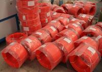 China red hardness 90 A Low Compression PU Round Conveyor Belt for Ransmission Machine for sale