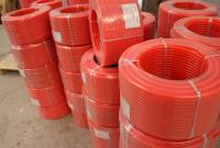 China red hardness 90 A Low Compression PU Round Conveyor Belt for Ransmission Machine for sale