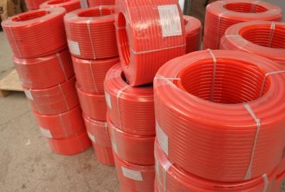 China red hardness 90 A Low Compression PU Round Conveyor Belt for Ransmission Machine for sale