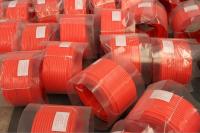 China red hardness 90 A Low Compression PU Round Conveyor Belt for Ransmission Machine for sale