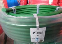 China 20mm Ceramic Conveying Belt PU Polyurethane Round Belt Orange Green 90 Shore A for sale