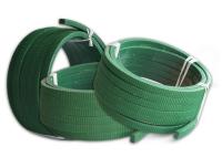 China Non-reinforced PU Polyurethane Super Grip Belt with Green PVC Surface - A-13 Type (13mm x 8mm x 3.5mm) for sale