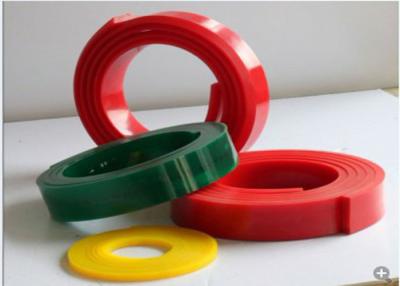 China Custom Solvent Resistance Polyurethane Screen Printing Squeegee Scraper 50-90 Shore A Hardness 7mm×50mm Size for sale