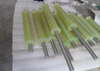China Industrial PU Polyurethane Rollers 35-98A Hardness Conveyor Wheels with 45-104KN/M Tear Strength for Heavy-Duty Applications for sale