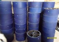 China Industrial Blue PU Polyurethane Coating Wheels with Aluminum Core - Shore A 35-98 Hardness, 7-175 mg Abrasion Resistance for sale