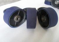 China Industrial Blue PU Polyurethane Coating Wheels with Aluminum Core - Shore A 35-98 Hardness, 7-175 mg Abrasion Resistance for sale