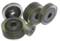 China Aging Resistant Industrial Red PU Polyurethane Coating Rollers Wheels - Shore 35-98A Hardness, 7-175mg Abrasion Resistance for sale