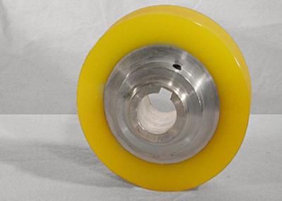 China Industrial PU Polyurethane Conveyor Rollers Wheels 35-98A Hardness Oil Resistant 7-175mg Abrasion for sale