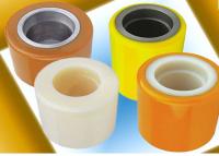 China Abrasion Resistant Polyurethane Rollers and Wheels 35A-98A Hardness with 45-60KN/M Tear Strength for sale