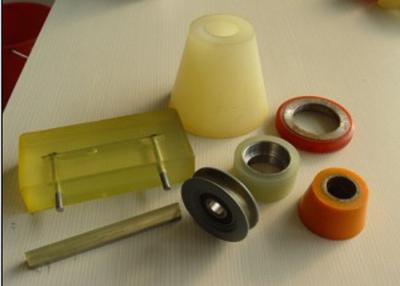 China Industrial Polyurethane Coating Parts 35-98 Shore A Hardness for Conveyor Roller Replacement with 7-175mg Abrasion Resistance for sale