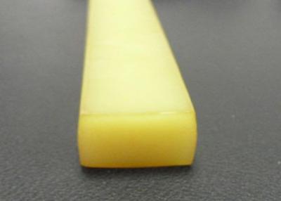 China Solvent Resistant Extruded Polyurethane Rectangle Profile Conveyor Belt 13-50mm Width with Oil and Abrasion Resistance for sale