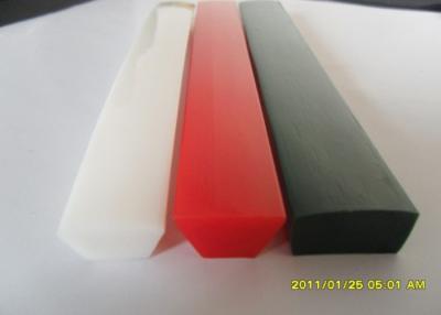 China OEM Industrial Extruded Polyurethane Rectangle Profile Strip Belt 13-50mm Width with Oil & Abrasion Resistance for sale