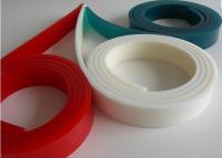 China Industrial PU Polyurethane Flat Screen Printing Squeegee - 45-95 Shore A Hardness, Multiple Sizes 5-10mm for sale